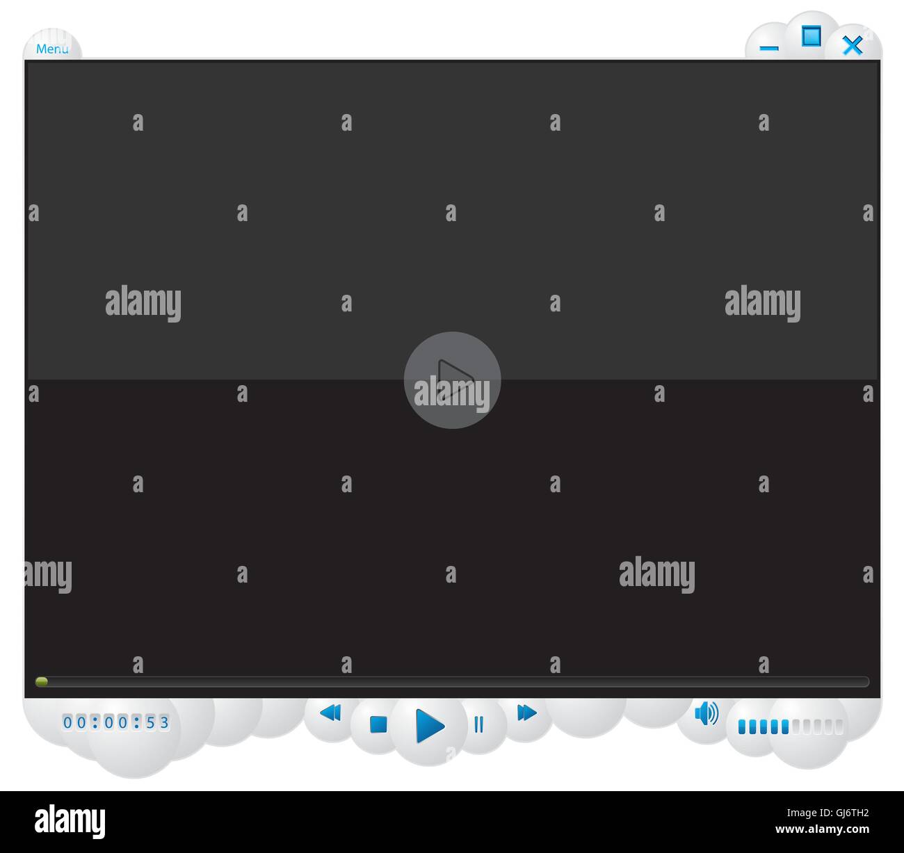 Media player with bubble design Stock Vector Image & Art - Alamy