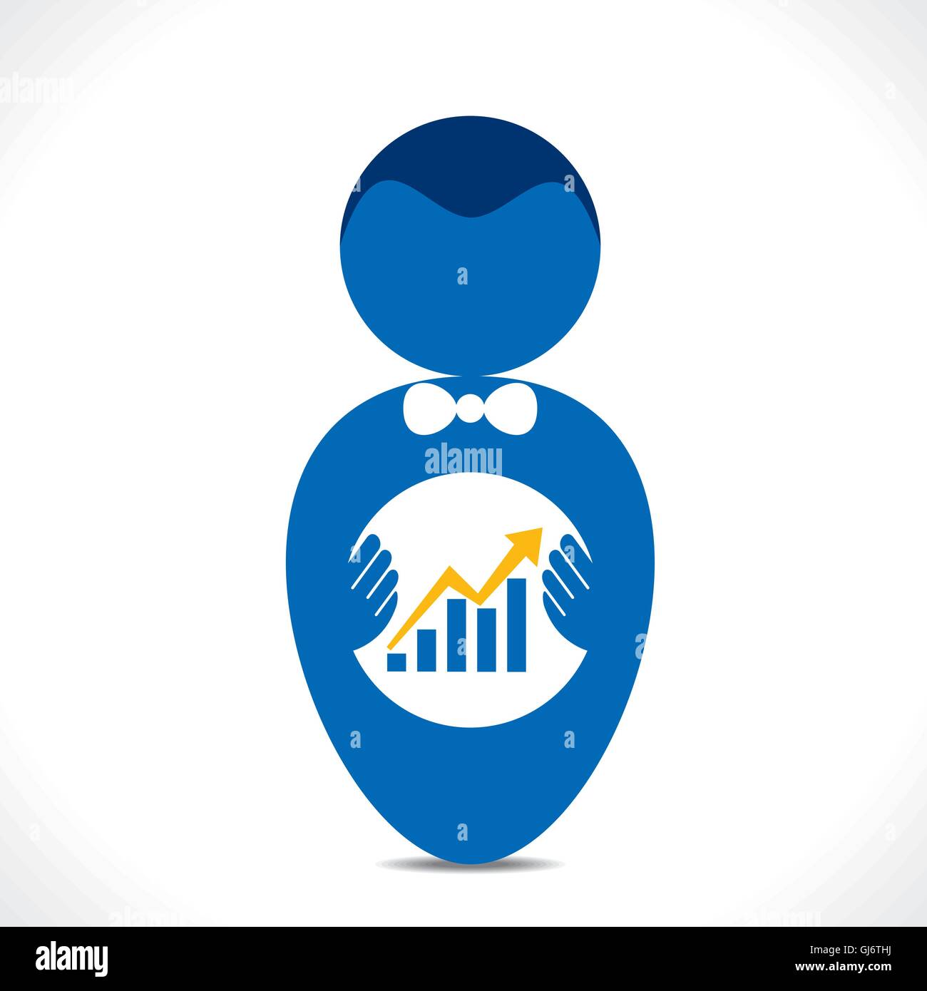 Grow blue Stock Vector Images - Alamy