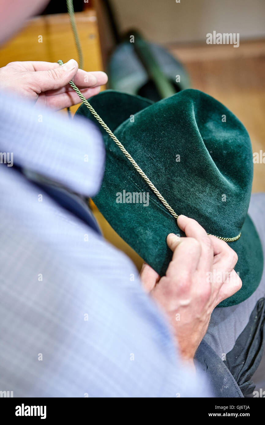 Milliner, craftsman, workshop Stock Photo - Alamy