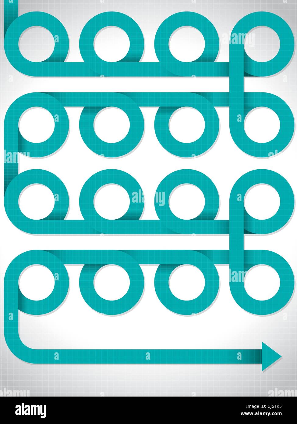 Bending arrow pattern design Stock Vector Image & Art - Alamy