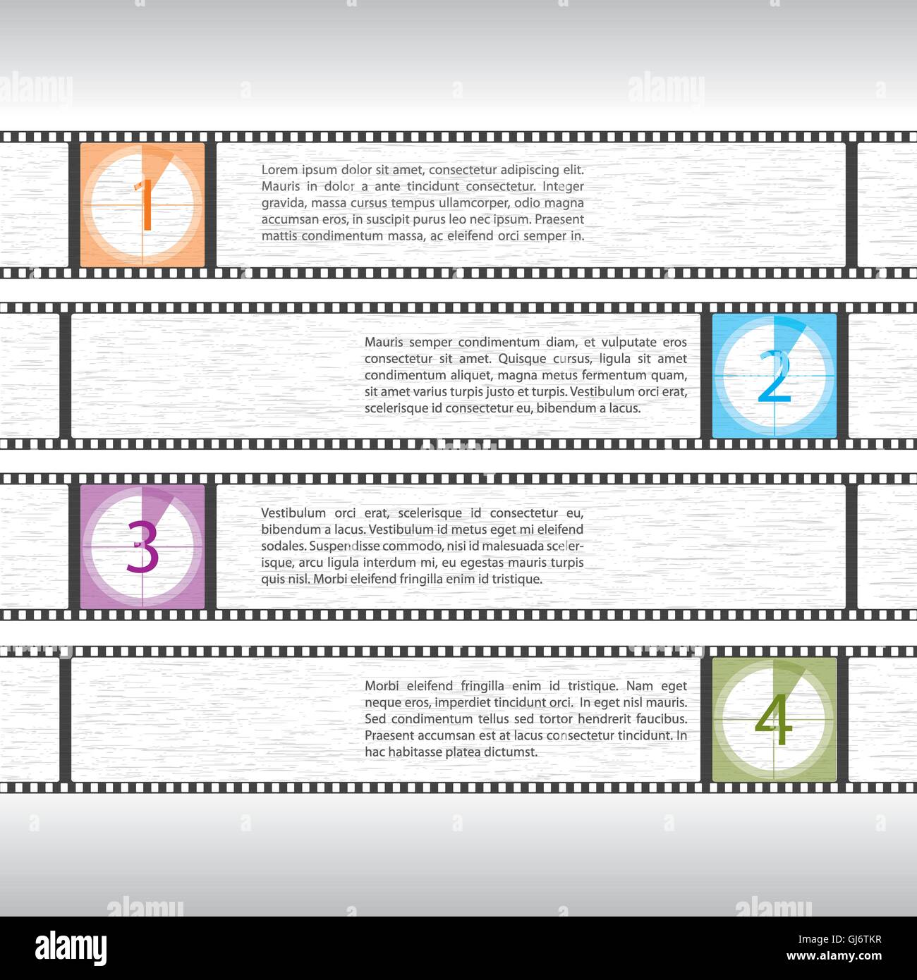 Movie countdown infographic design Stock Vector Image & Art - Alamy