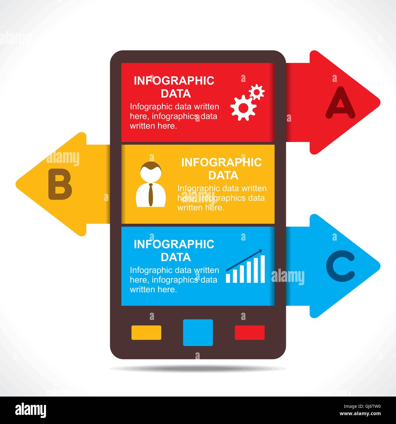 Bar chart info graphics Stock Vector Images - Alamy