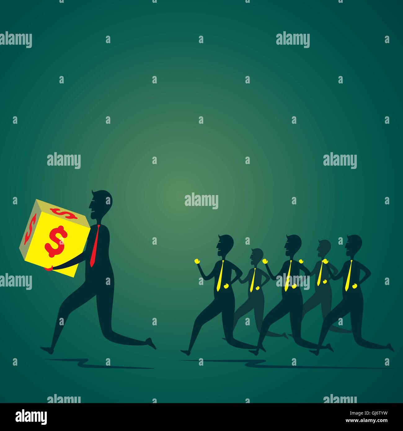 Money brief case Stock Vector Images - Alamy