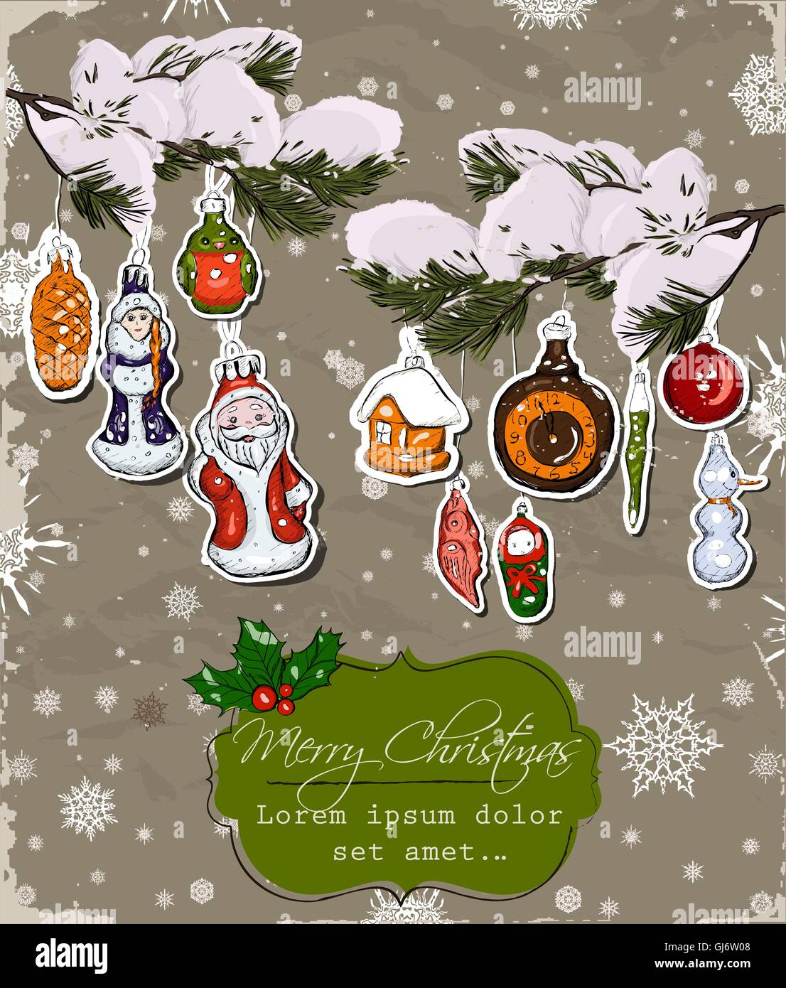 Vintage bird decorations hi-res stock photography and images - Alamy