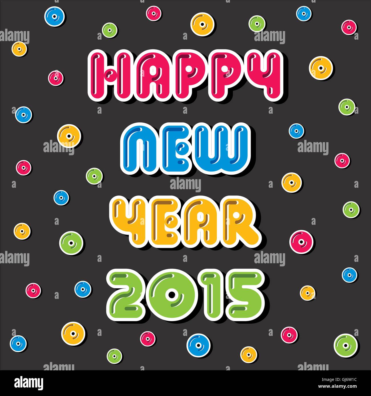 Dj music party poster background Stock Vector Images - Alamy