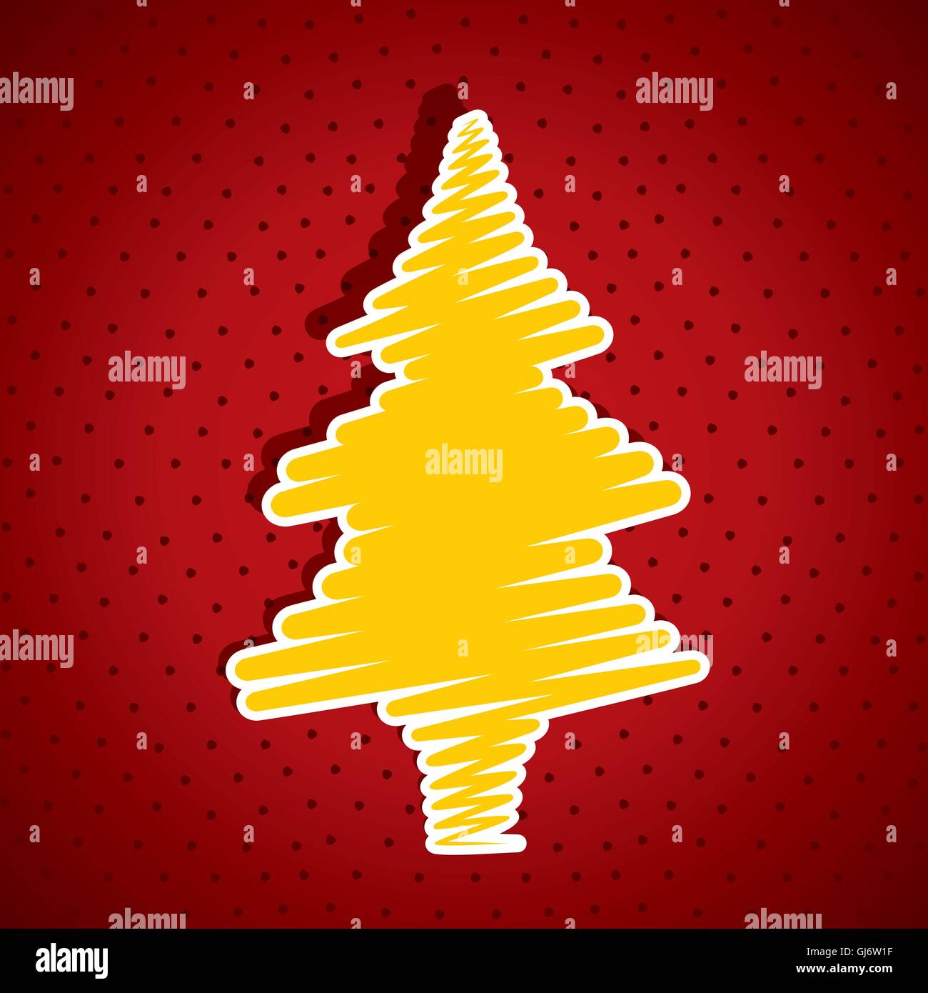 white christmas tree label background vector Stock Vector Image & Art ...