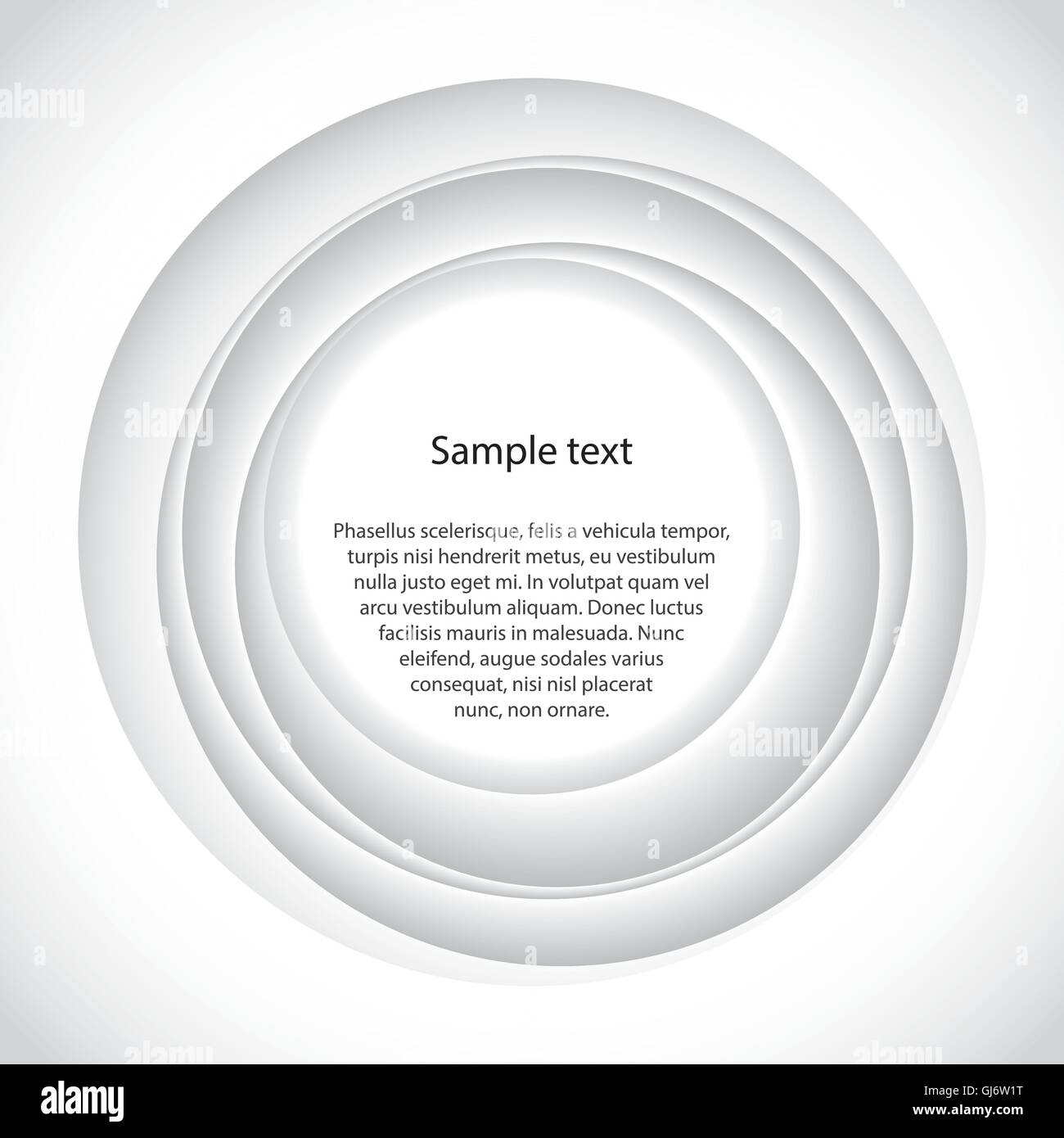 Abstract background design with 3d circles Stock Vector Image & Art - Alamy