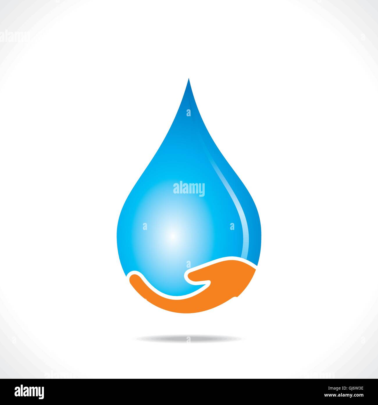 save water concept or symbol vector Stock Vector Image & Art - Alamy
