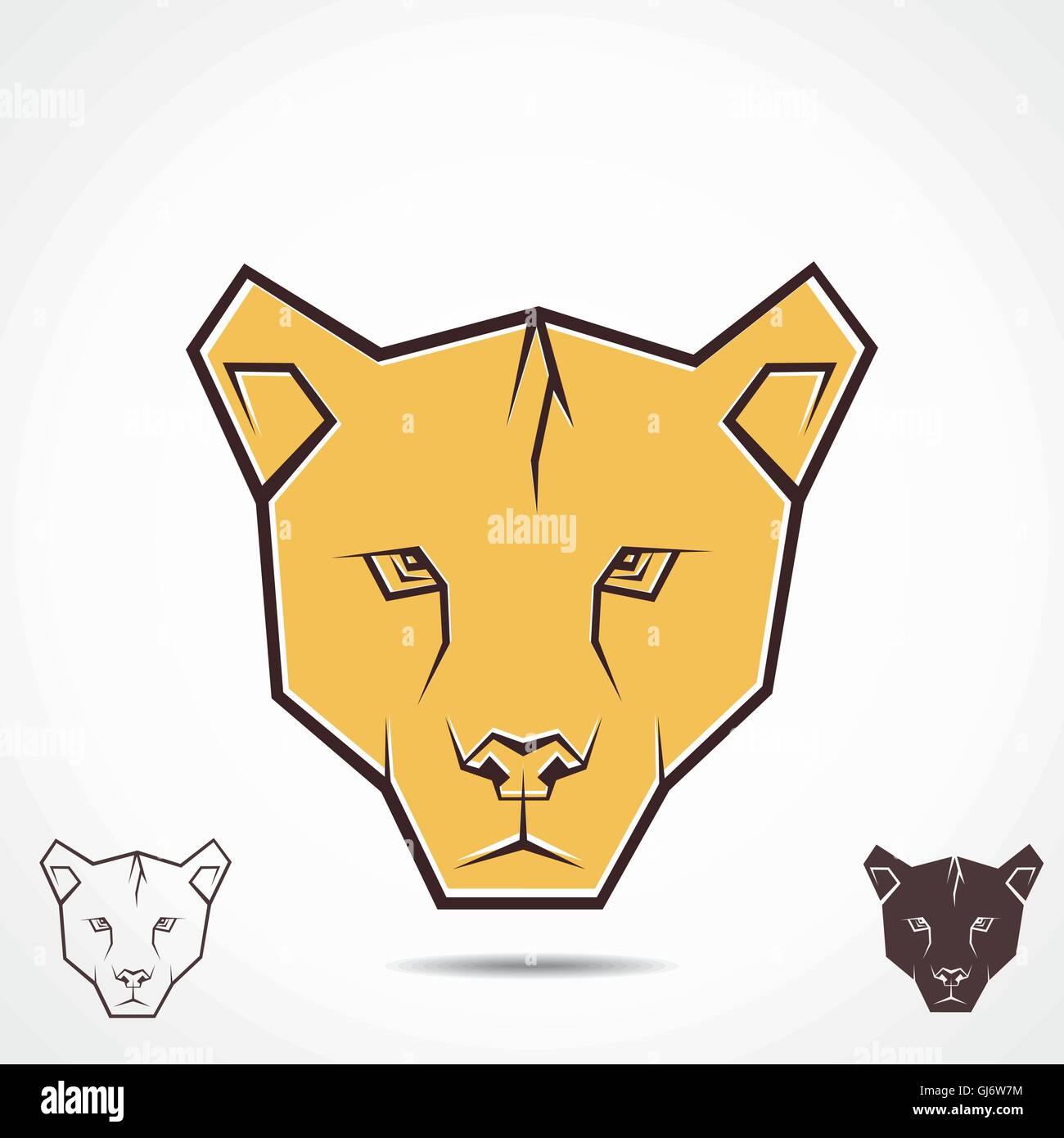 Portrait male cat Stock Vector Images - Alamy