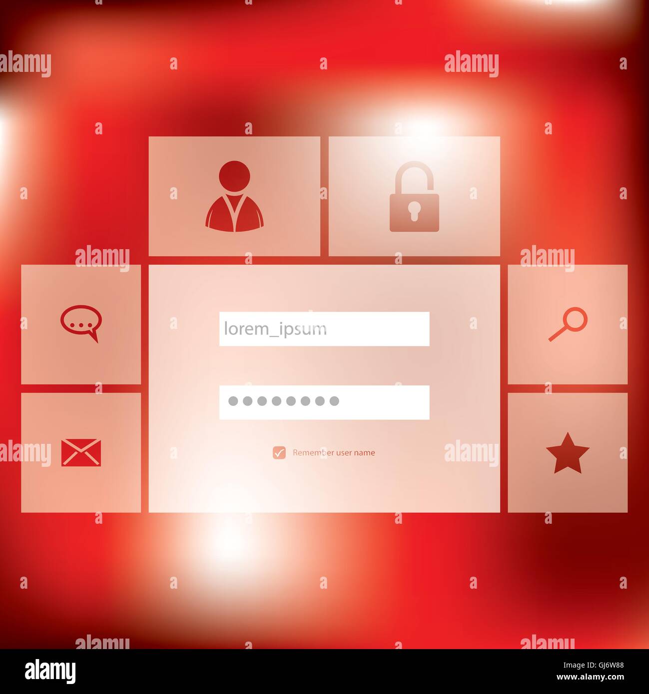 Stylish login form template design hi-res stock photography and images ... Stylish login form template design hi-res stock photography and images ...