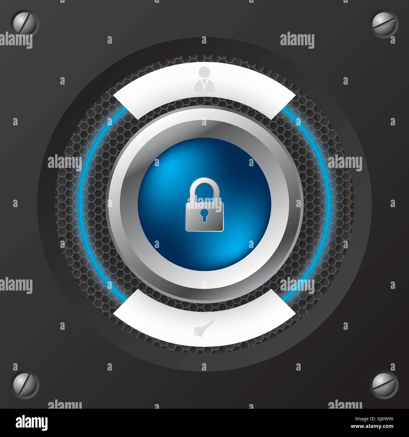 Technology login screen Stock Vector Image & Art - Alamy