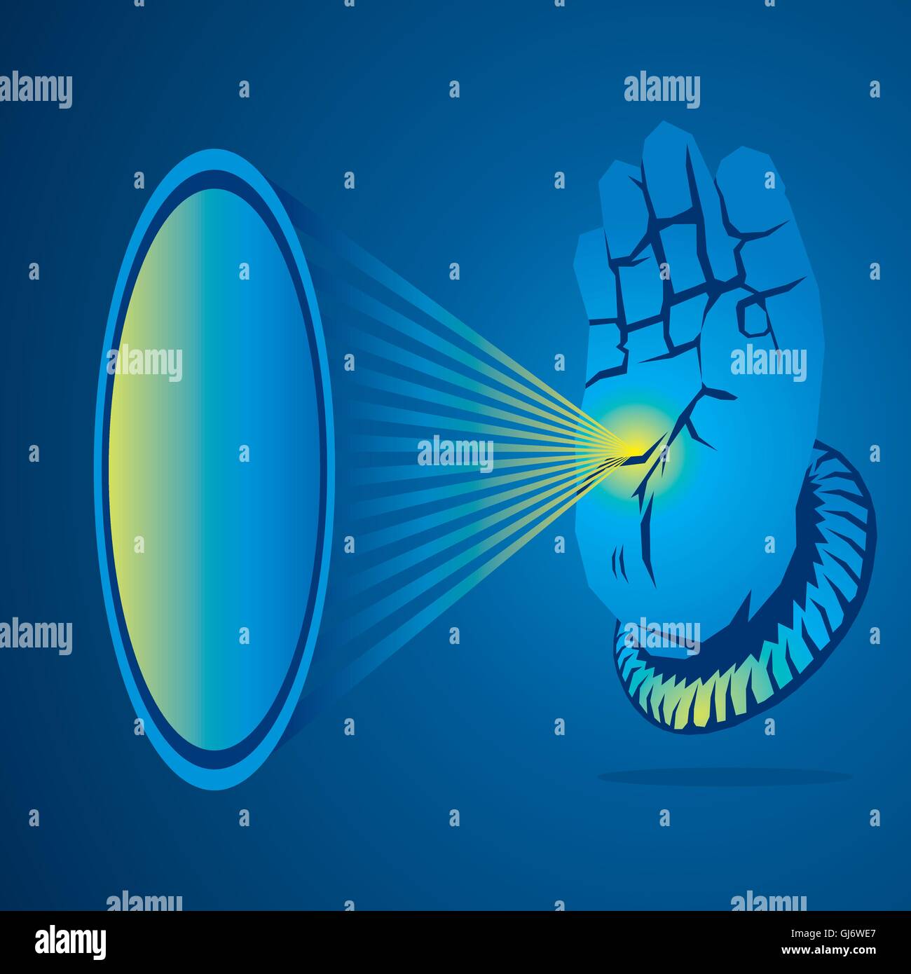 india god hand give blessed concept background vector Stock Vector ...