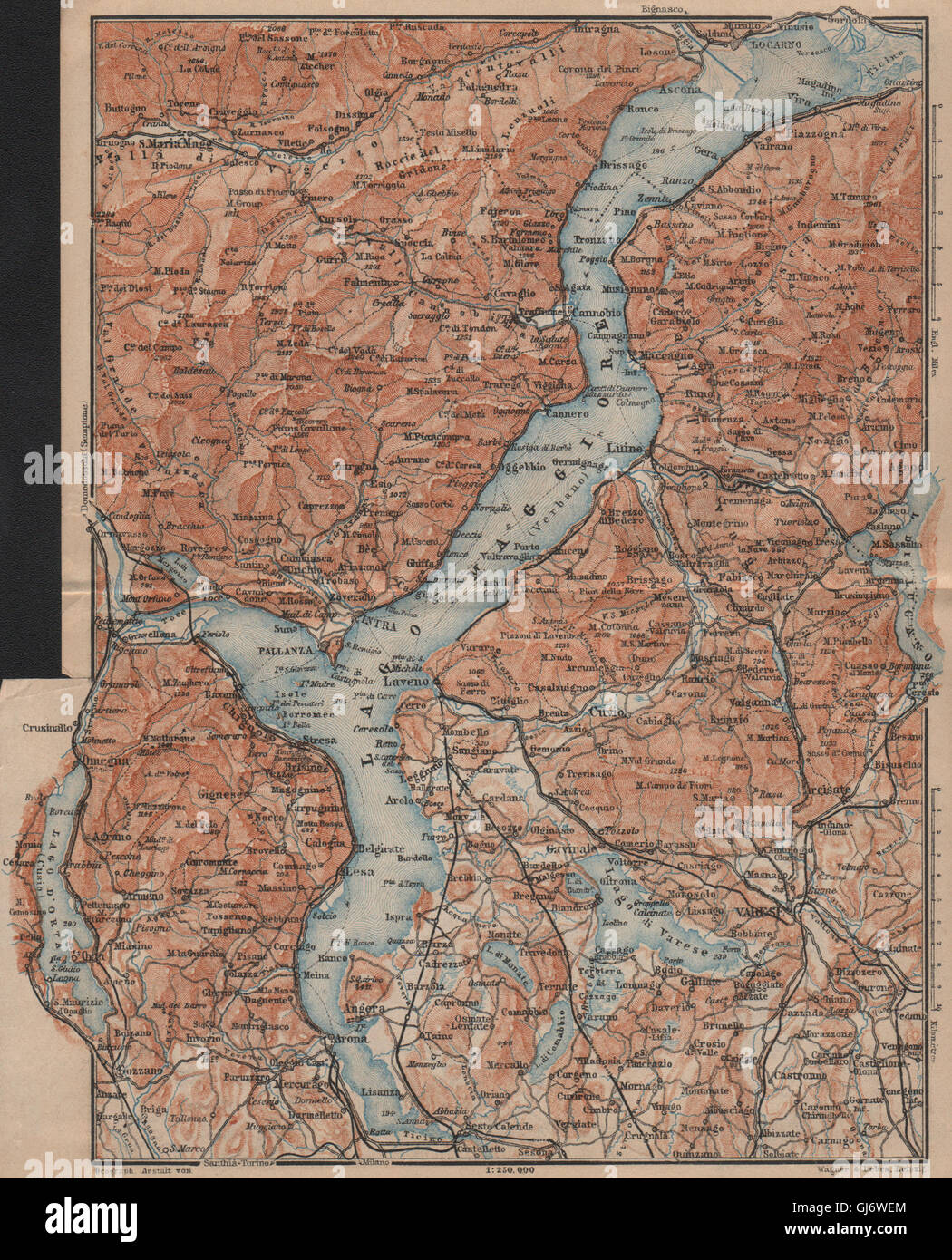 Map of varese hi-res stock photography and images - Alamy