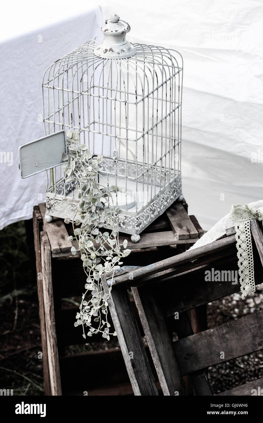 wooden boxes, cage Stock Photo - Alamy