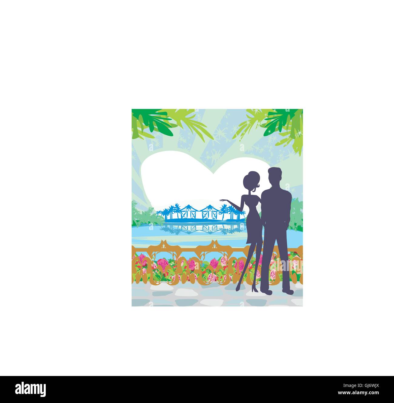 Couple trees Cut Out Stock Images & Pictures - Alamy