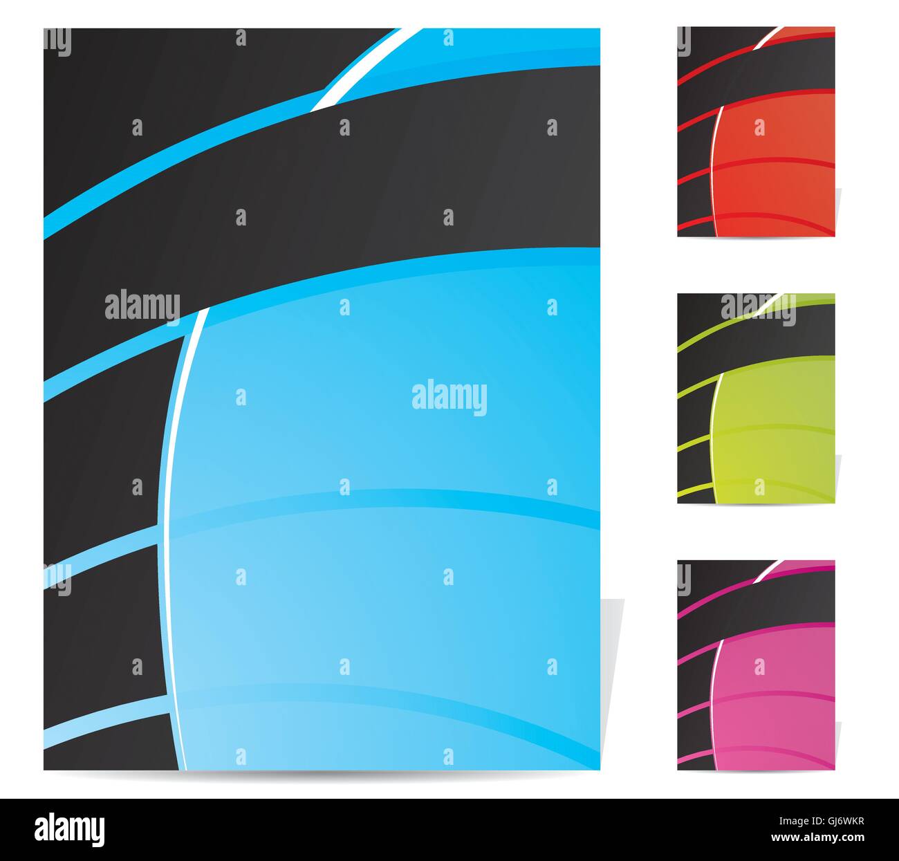 Abstract brochure design set Stock Vector Image & Art - Alamy