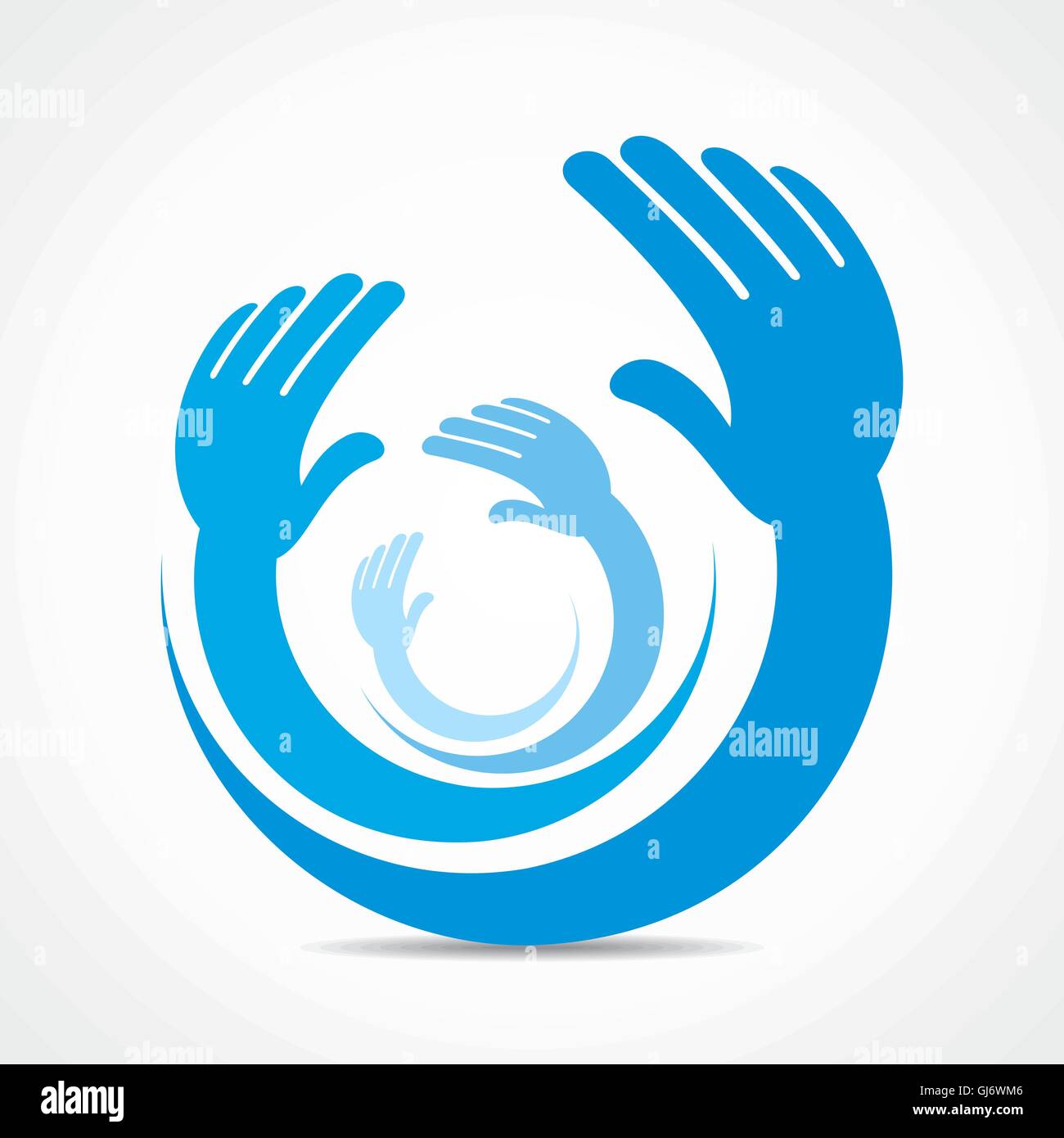 creative hand icon concept Stock Vector Image & Art - Alamy