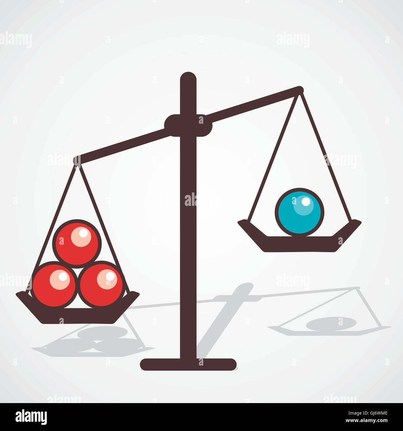Weighing your options Stock Vector Images - Alamy