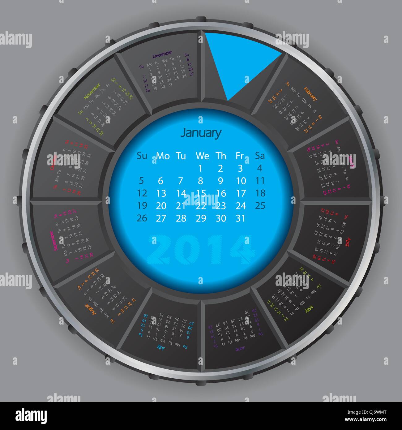 Digital planner Stock Vector Images - Alamy