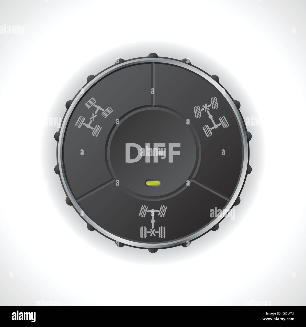 4x4 shifter with differential locks Stock Vector Image & Art - Alamy