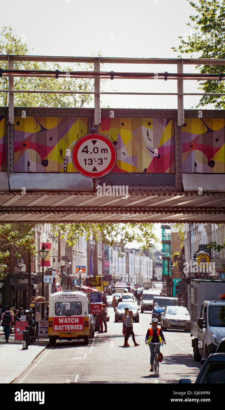 Great Britain, London, street, market, bridge, architecture Stock Photo ...