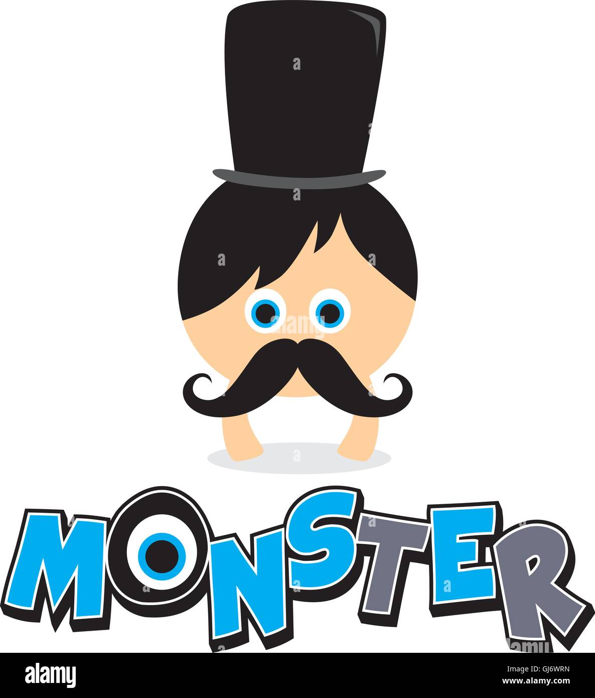 cartoon monster character Stock Vector Image & Art - Alamy