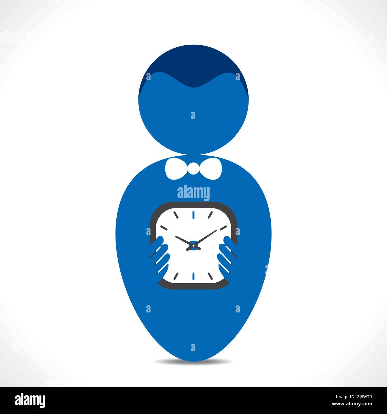 Man hand in watch Stock Vector Images - Alamy
