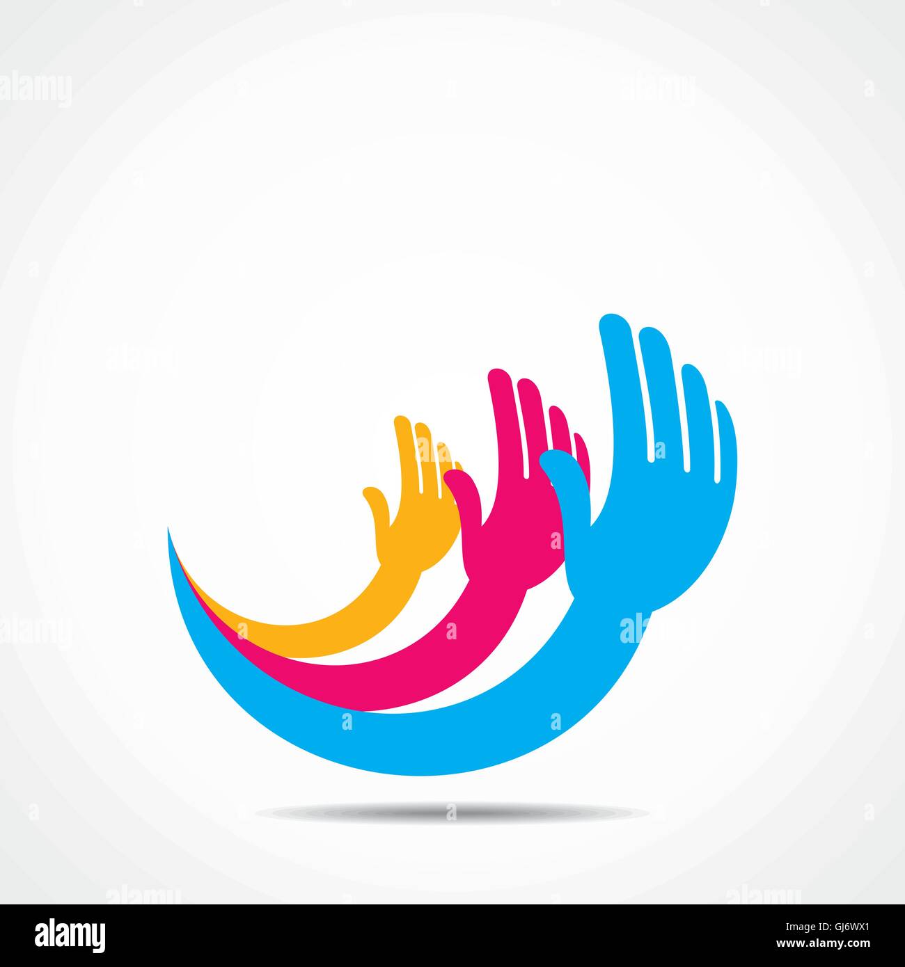 creative hand icon concept design Stock Vector Image & Art - Alamy