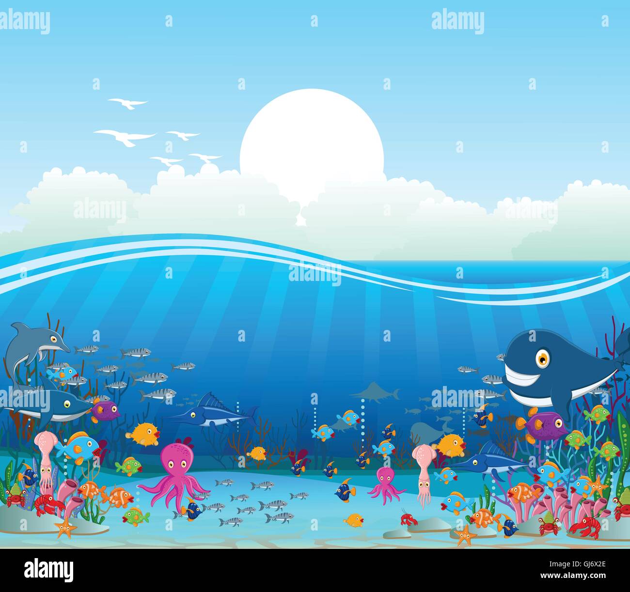 Starfish cartoon vector hi-res stock photography and images - Alamy