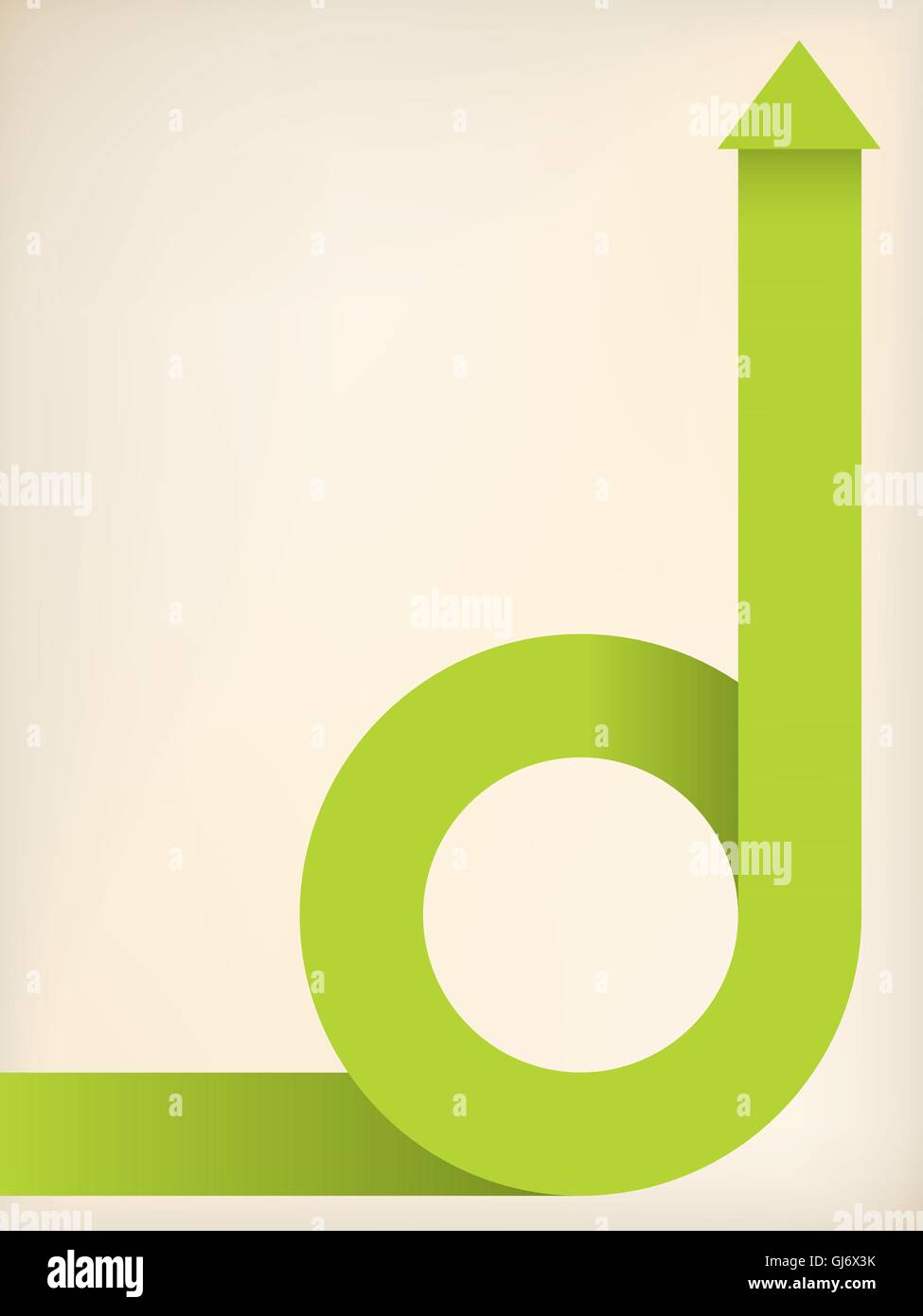 Curving green arrow shaped ribbon Stock Vector Image & Art - Alamy