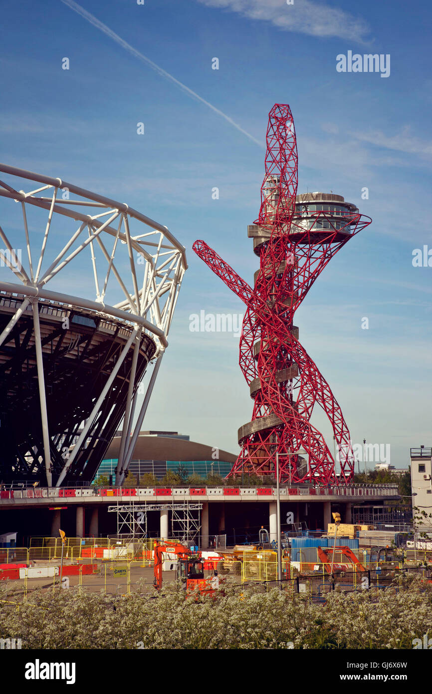 Great Britain, London, Olympic Park, stadium, structure, urban ...