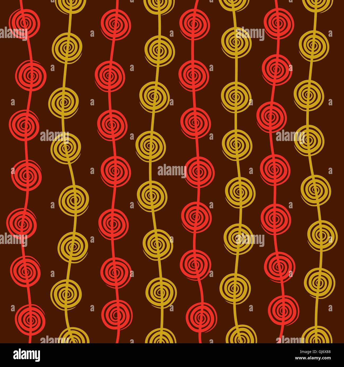 creative retro round swirl design pattern background vector Stock ...