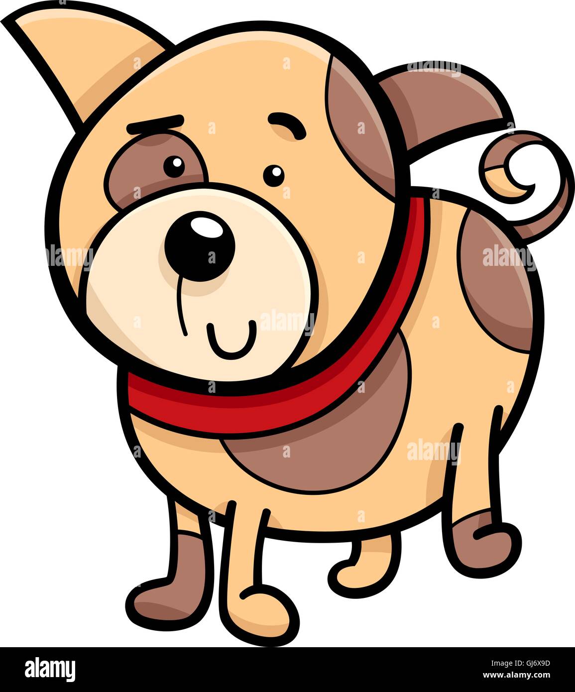 spotted puppy cartoon illustration Stock Vector Image & Art - Alamy