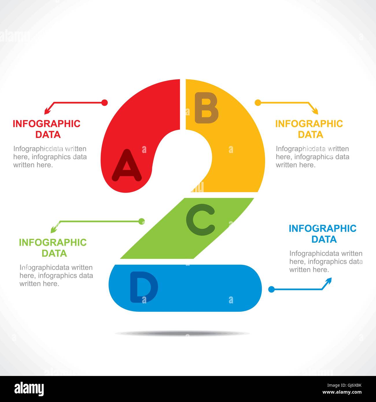 creative number 2 info-graphics concept vector Stock Vector Image & Art ...