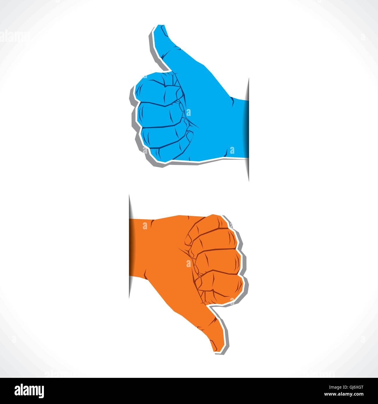 hand like and unlike symbol vector Stock Vector Image & Art - Alamy
