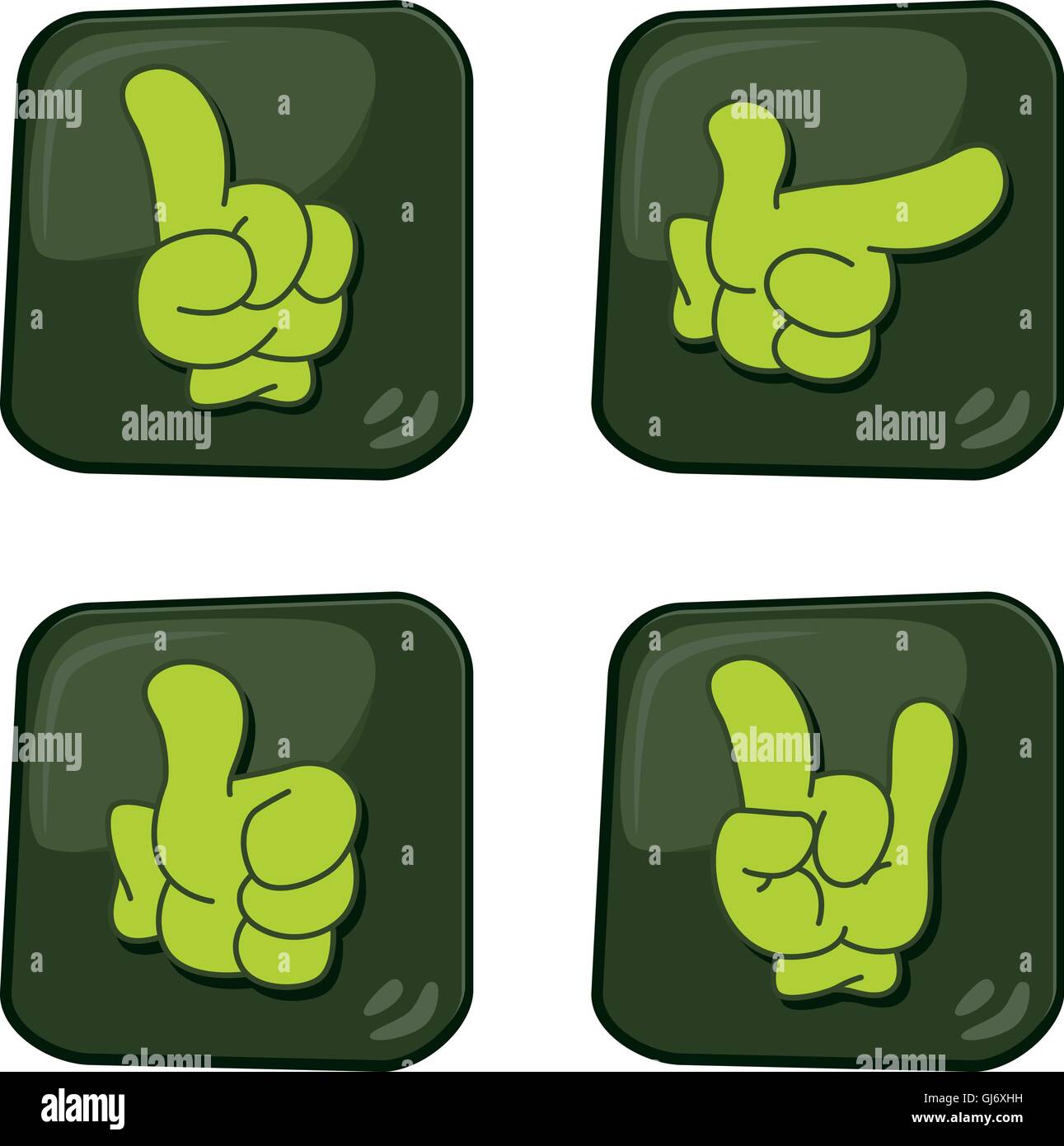 icon button art Stock Vector Image & Art - Alamy