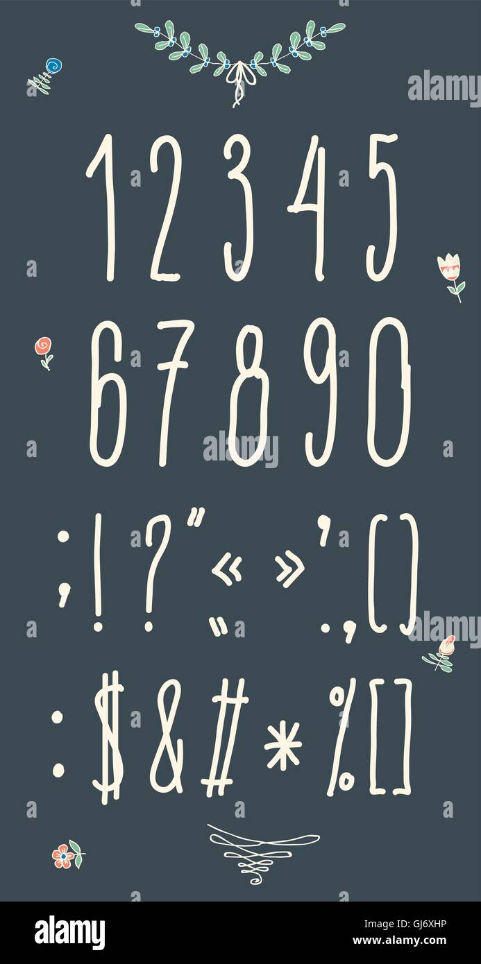 Handwritten font hi-res stock photography and images - Alamy