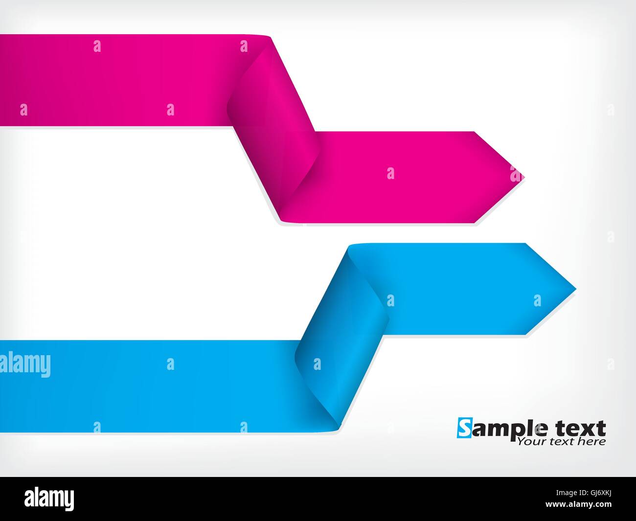 Abstract background design with colored ribbons Stock Vector Image ...