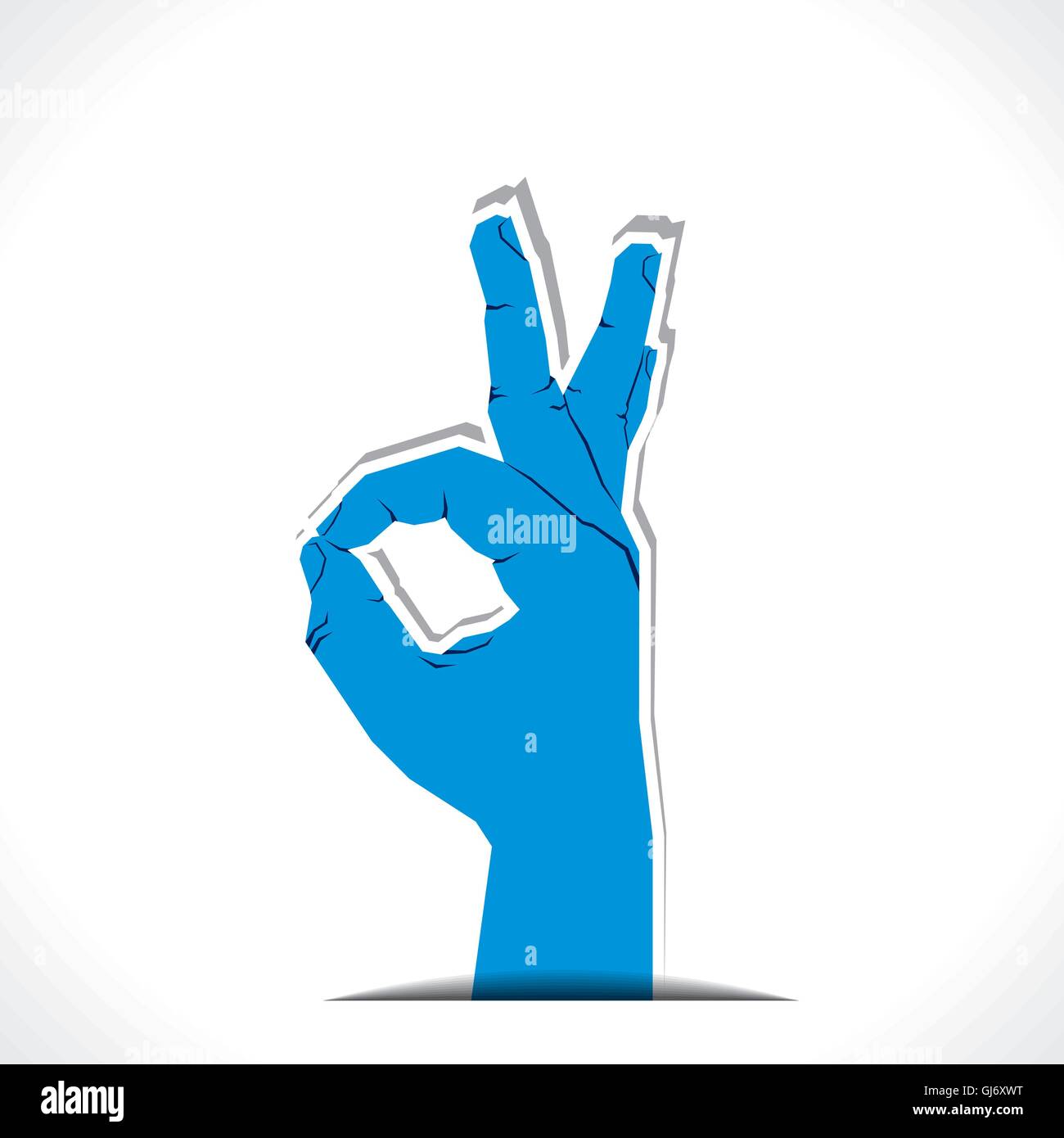 OK hand sign vector Stock Vector Image & Art - Alamy
