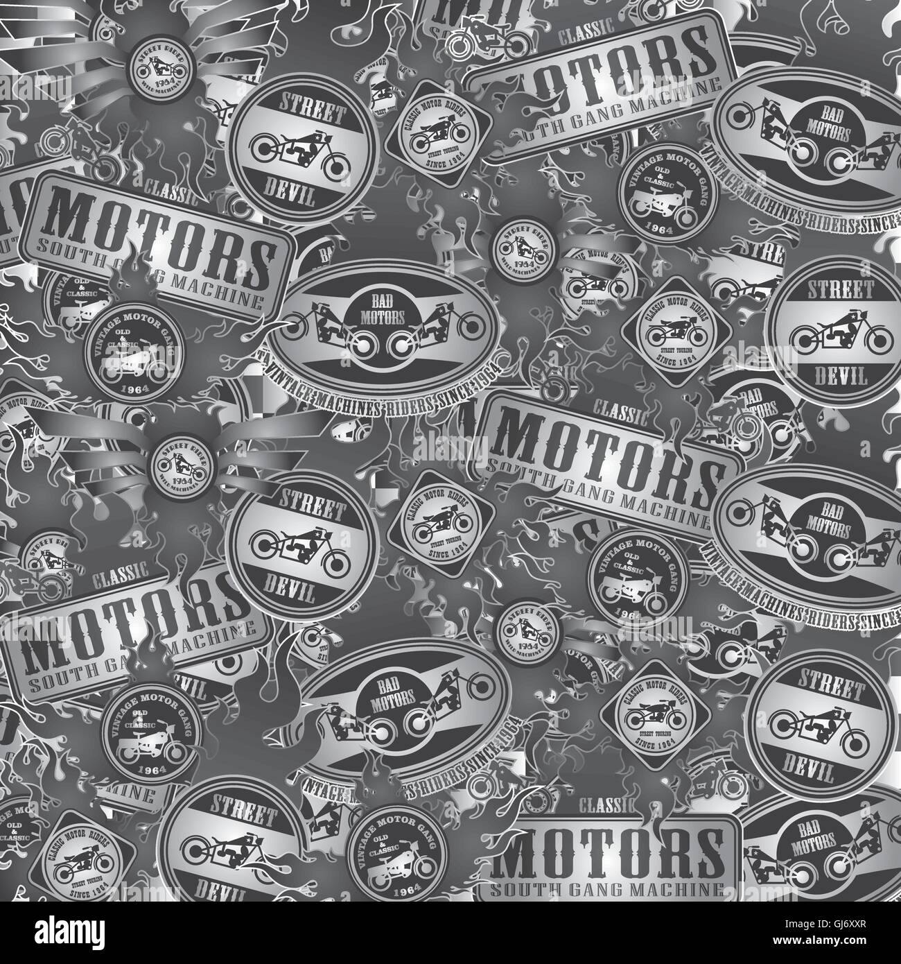 motorcycle art theme Stock Vector Image & Art - Alamy