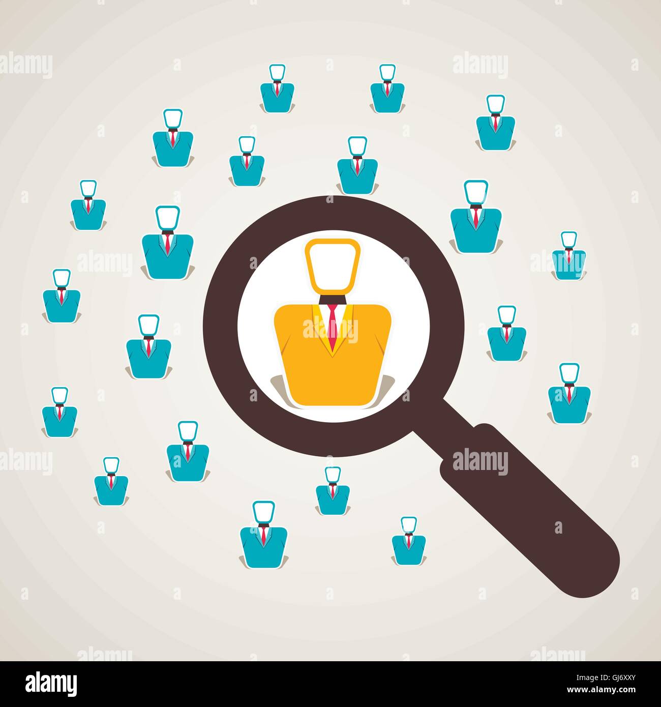 find right person Stock Vector Image & Art - Alamy