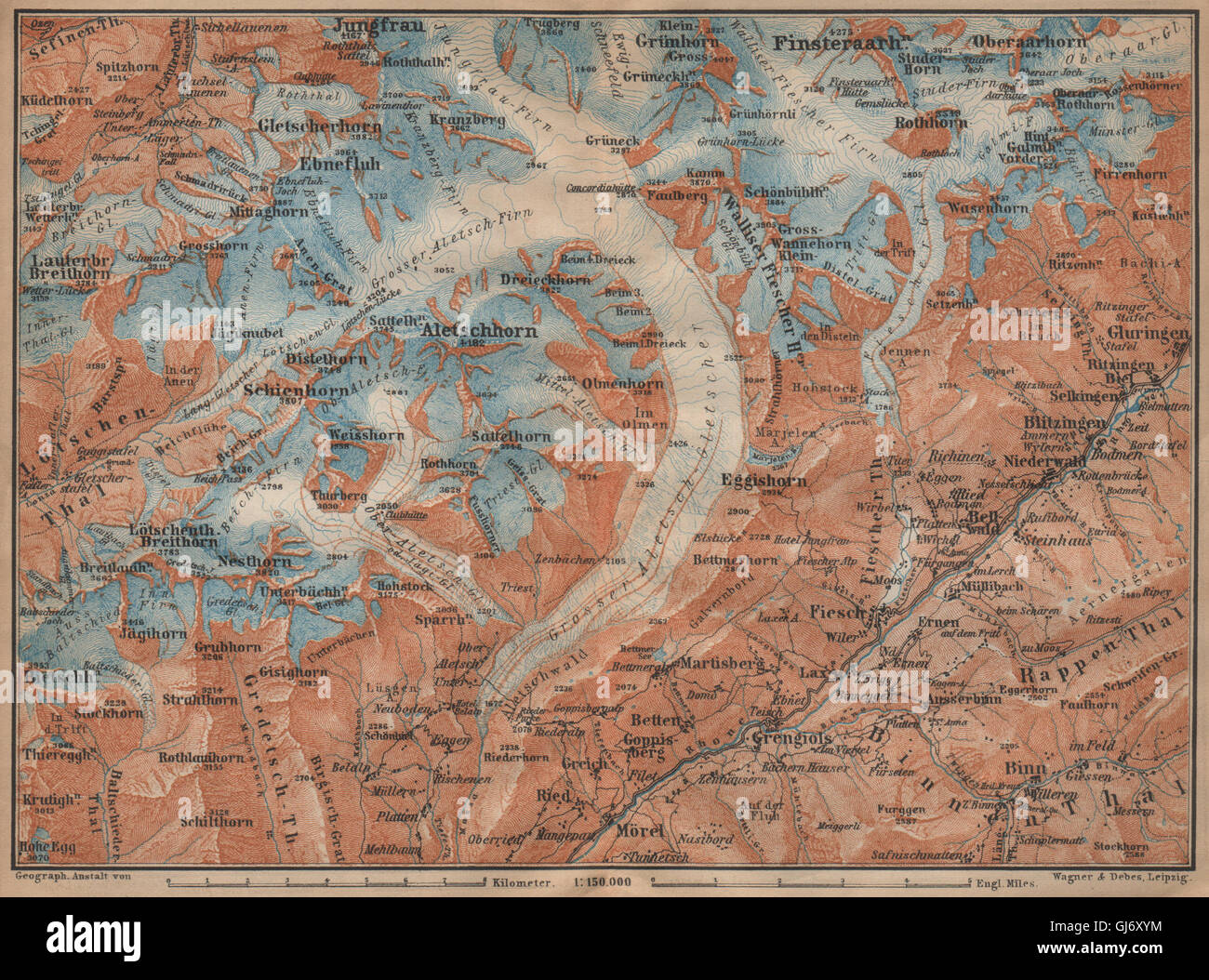Jungfrau map hi-res stock photography and images - Alamy
