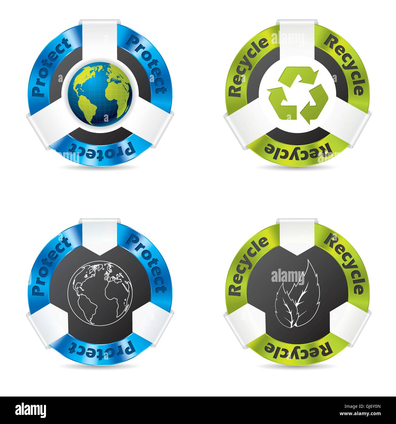 Badge eco friendly Stock Vector Images - Alamy