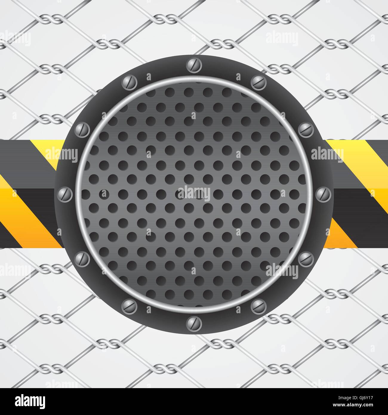 Abstract industrial design with wired fence Stock Vector Image & Art ...