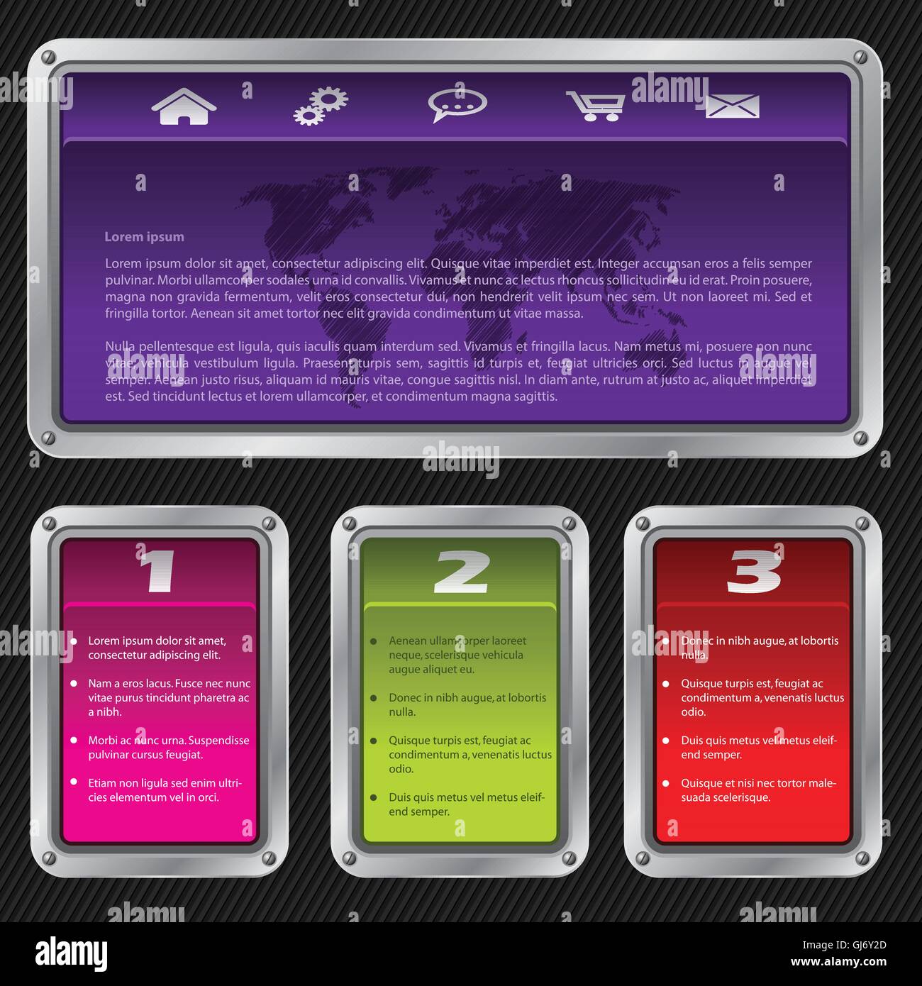 Switch shaped website template design Stock Vector Image & Art - Alamy