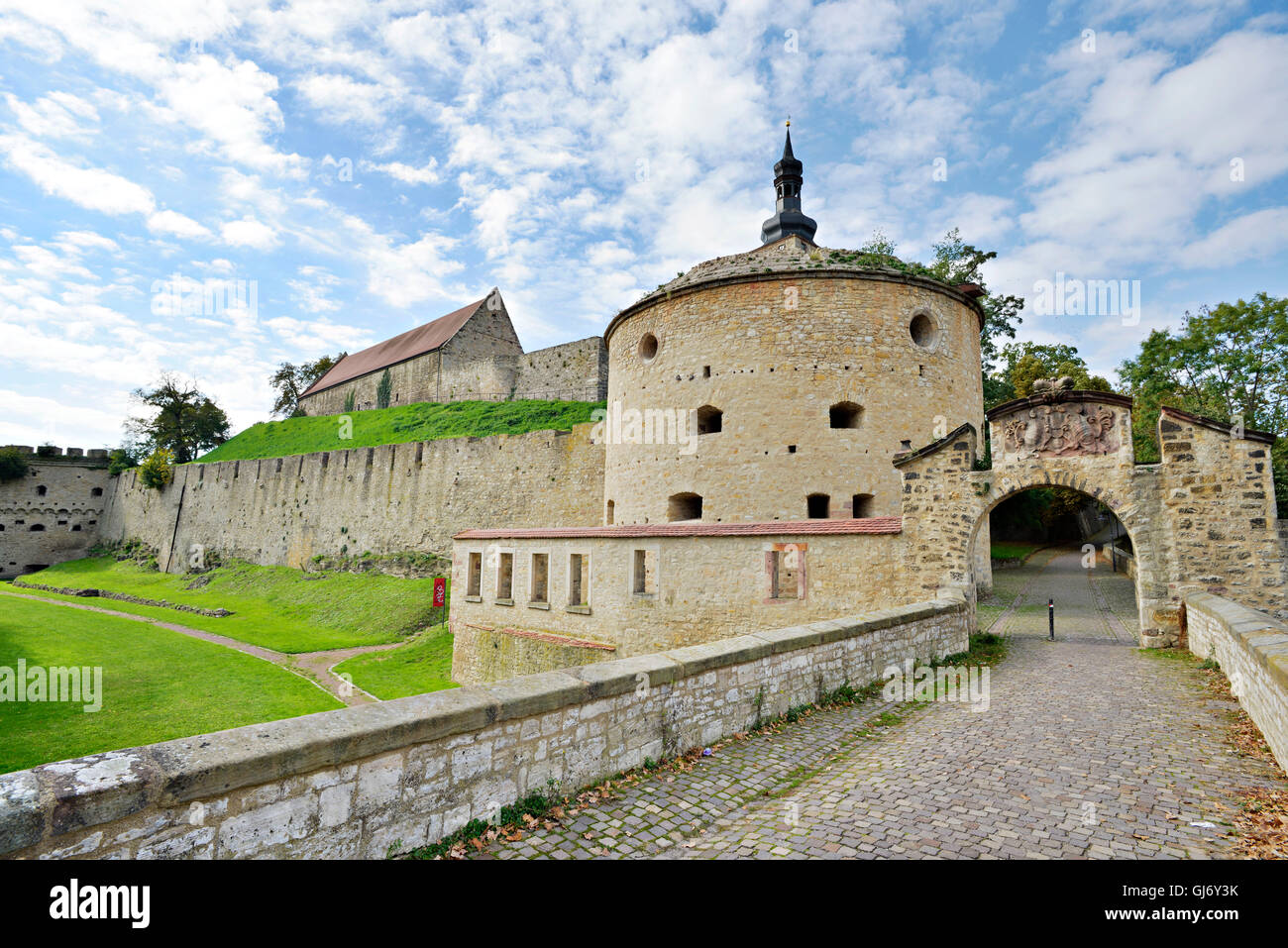 Germany, Saxony-Anhalt, Burgenlandkreis, Querfurt, castle Querfurt ...