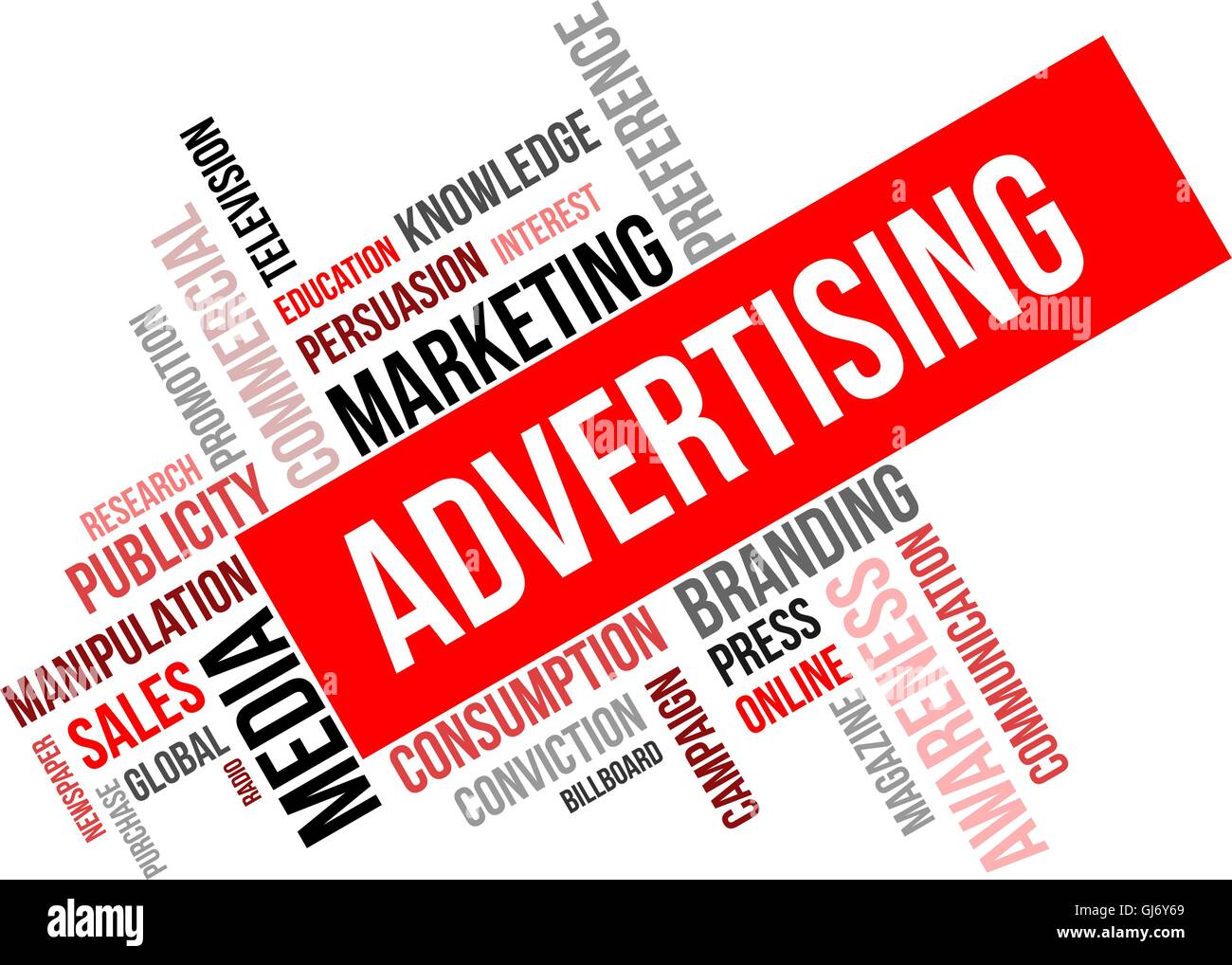 word cloud - advertising Stock Vector Image & Art - Alamy