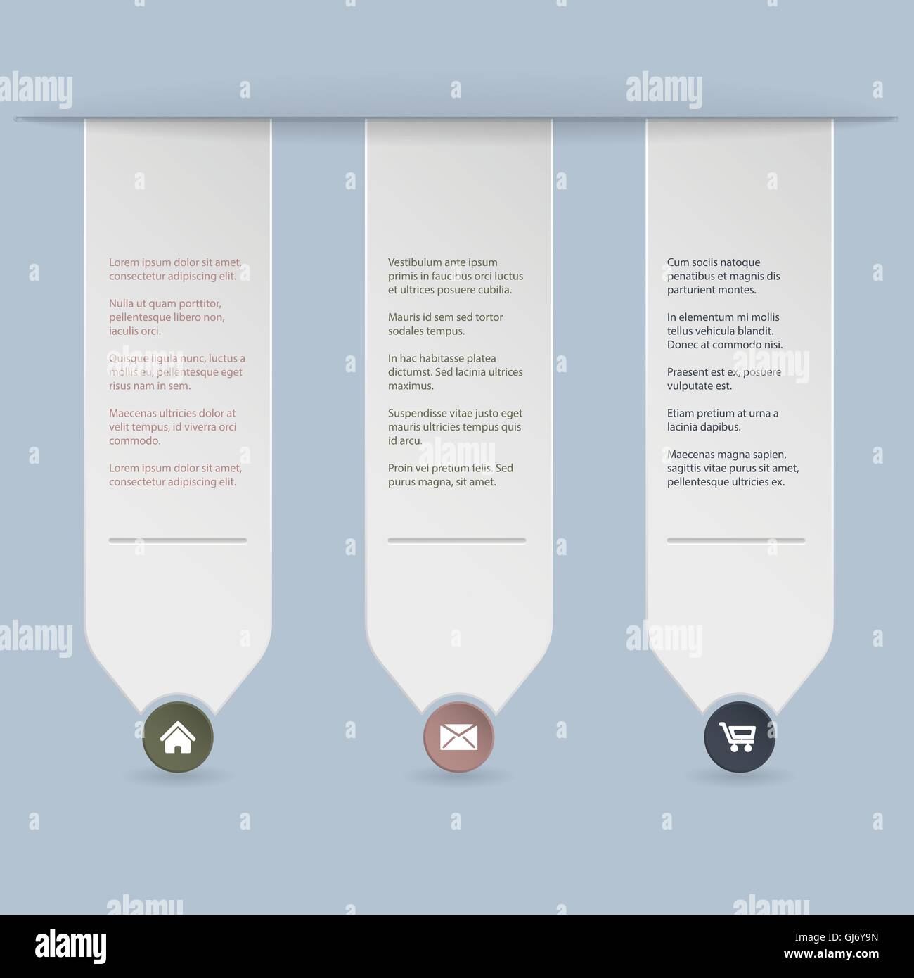 Ribbon infographic Stock Vector Images - Alamy