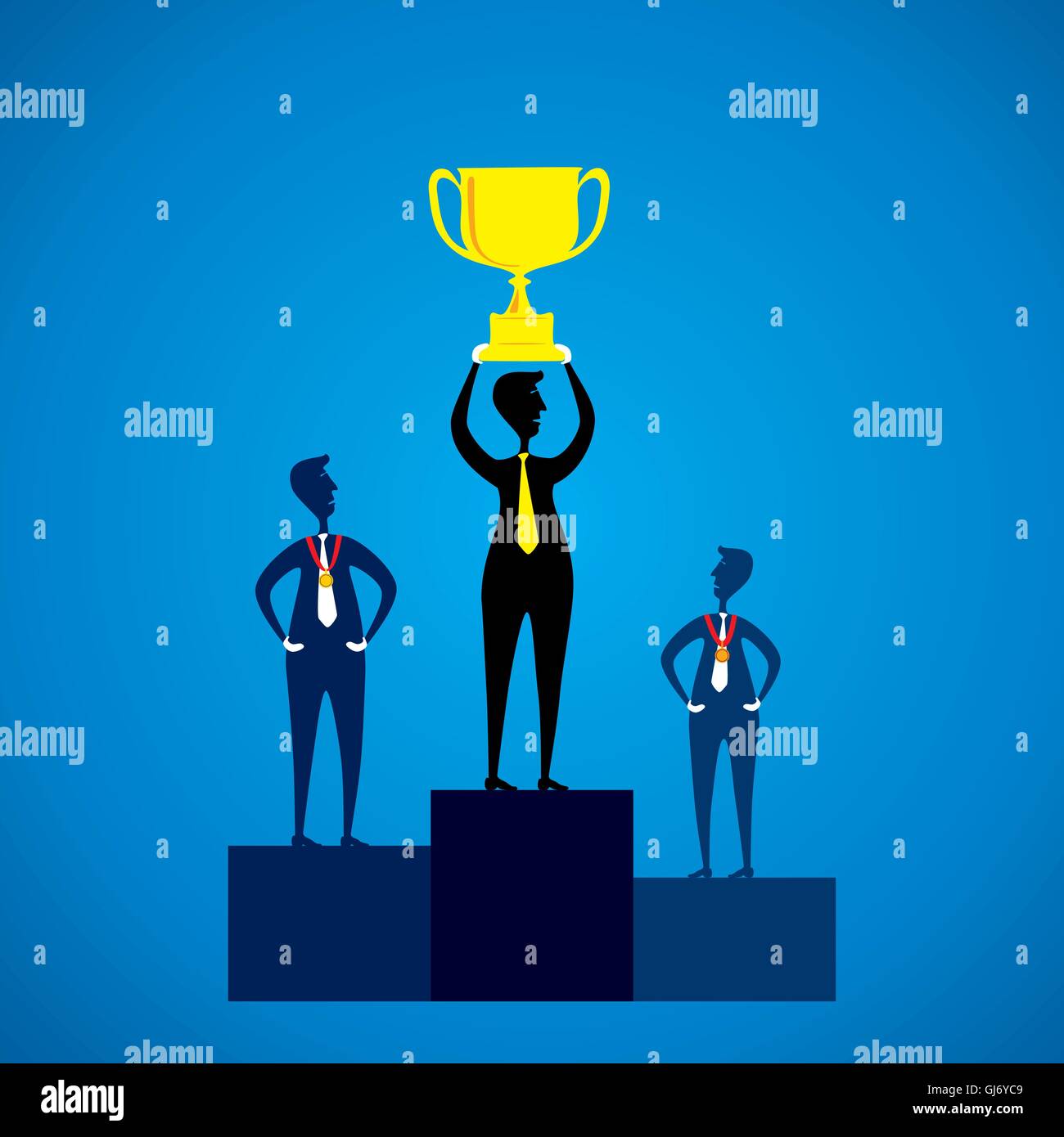 celebrate winning trophy concept Stock Vector Image & Art - Alamy