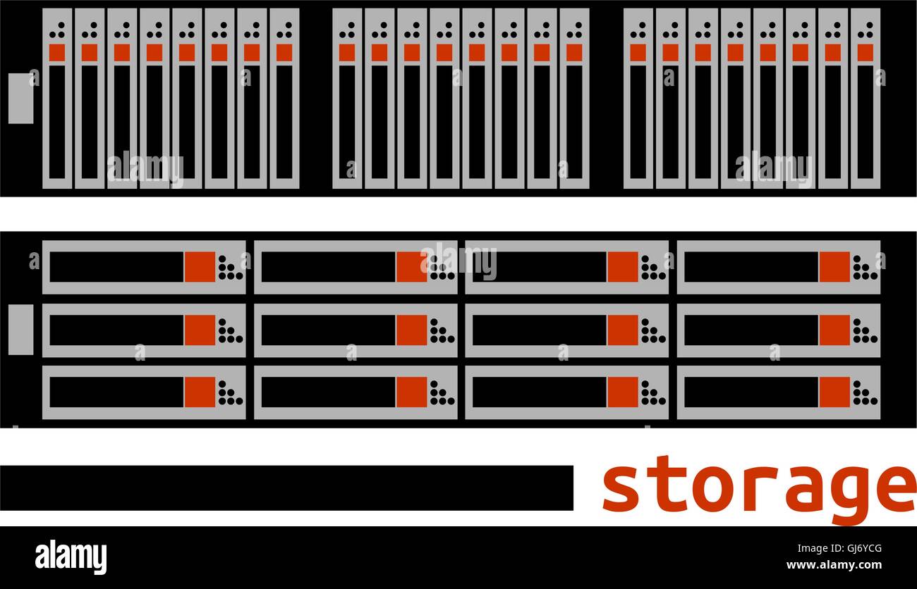 vector - computer storage Stock Vector Image & Art - Alamy